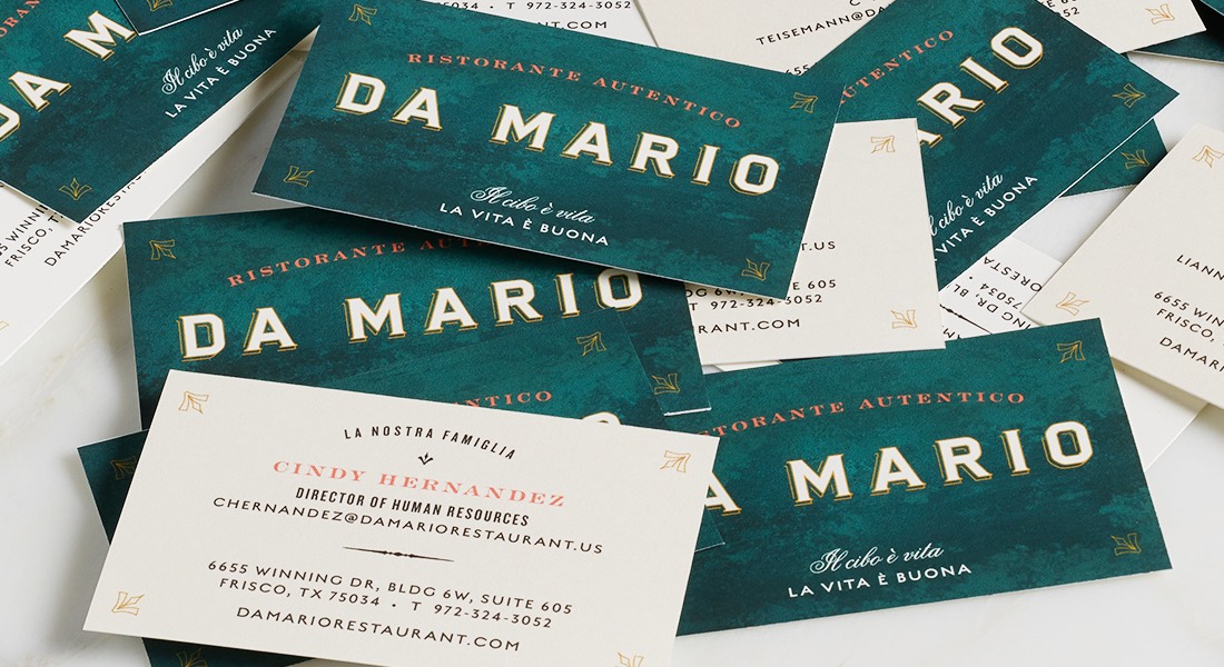 Da Mario | Branding | Positioning | Identity | Bartlett Brands